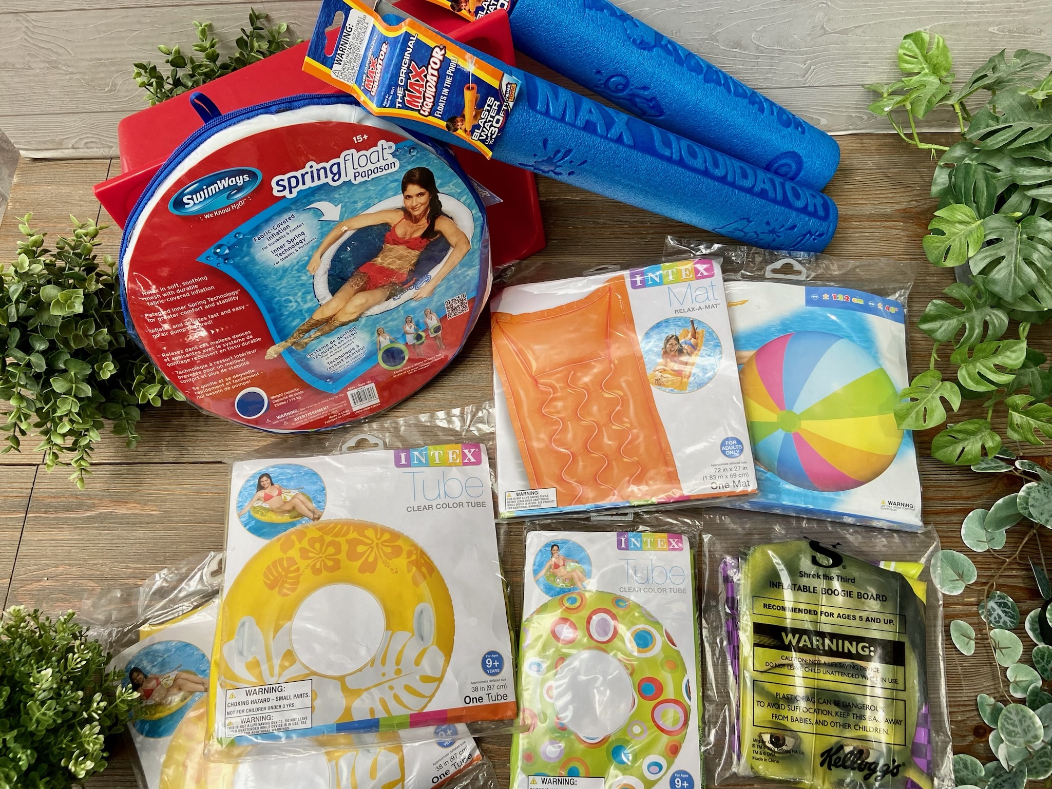 Family Floatie Package w/ Water Blasters