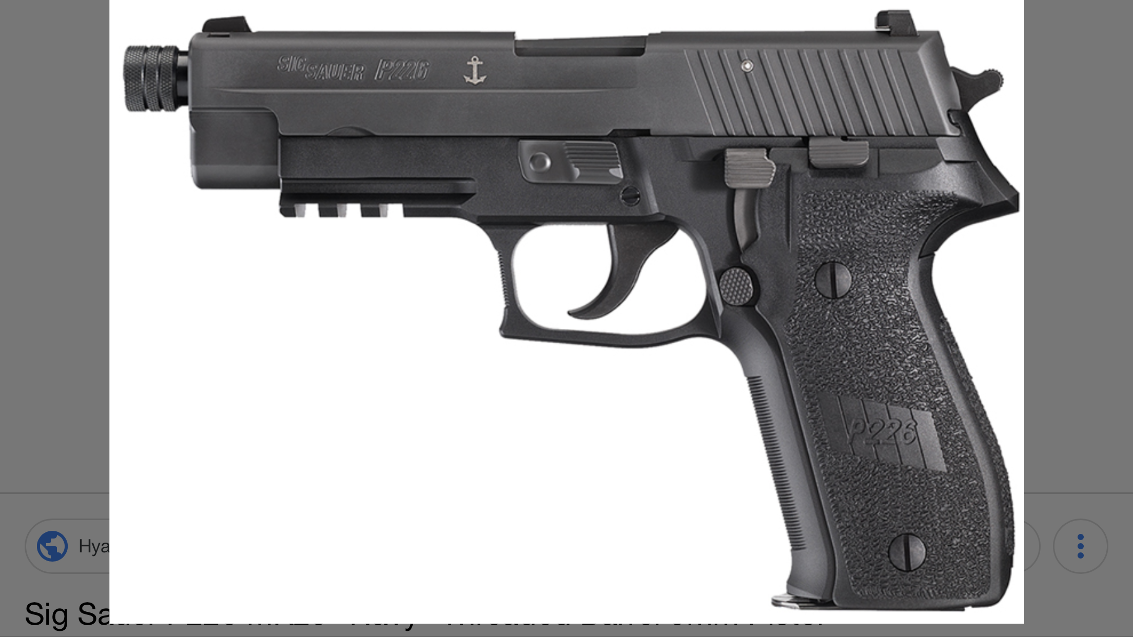 Mark 25, SIG P226 Custom w/Threaded Barrel