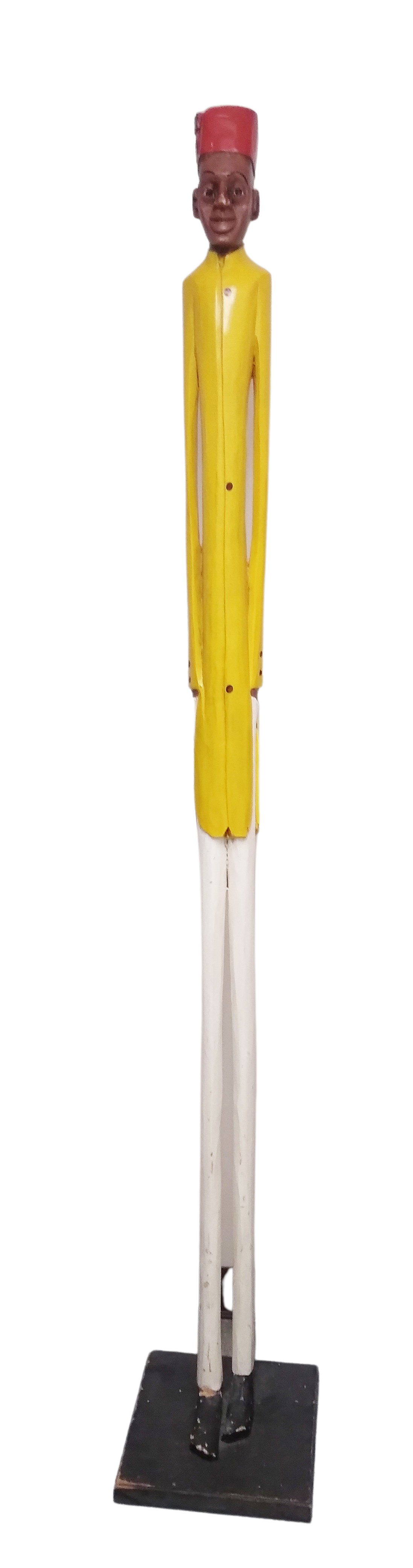 COVERSATION PIECE! Vintage Colonial Figure-Ivory Coast