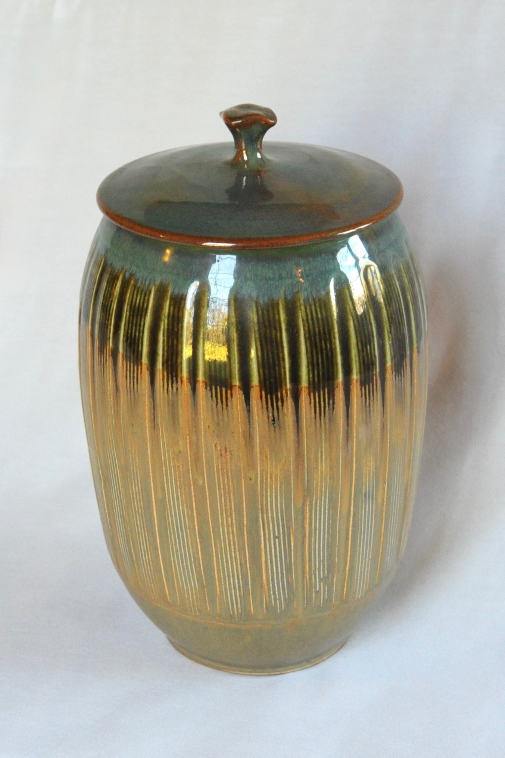Eric Darrow - Large Lidded Vessel - signed