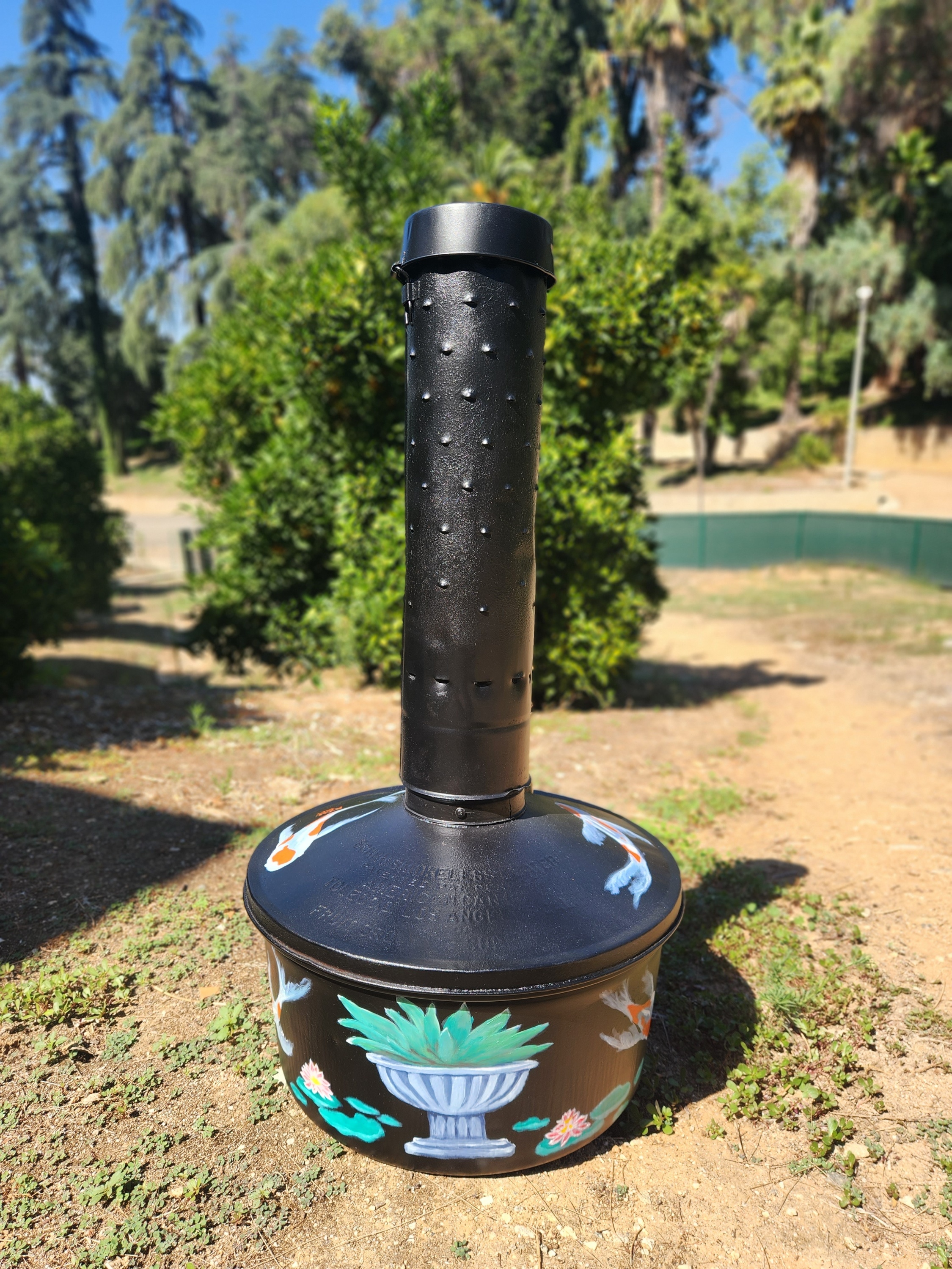 One-of-a-Kind Hand Painted Smudge Pot by Artist Dena Hohl