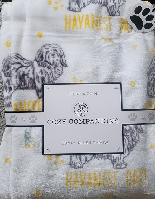 Cozy Companions Havanese Throw #4