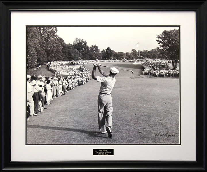 Ben Hogan "One Iron" at Merion, Framed