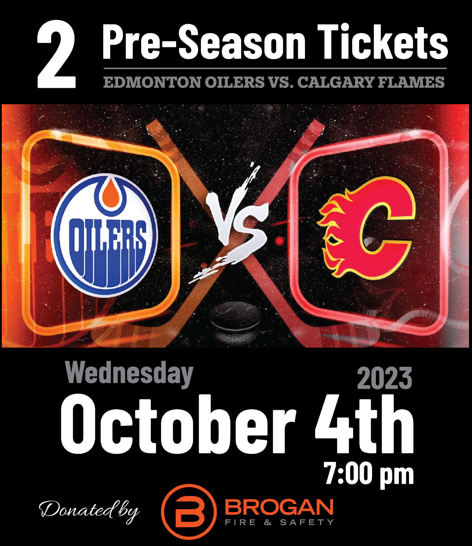 Pre-Season Edmonton Oilers Ticket (2)