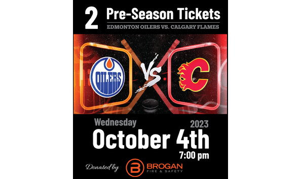 Pre-Season Edmonton Oilers Ticket (2)