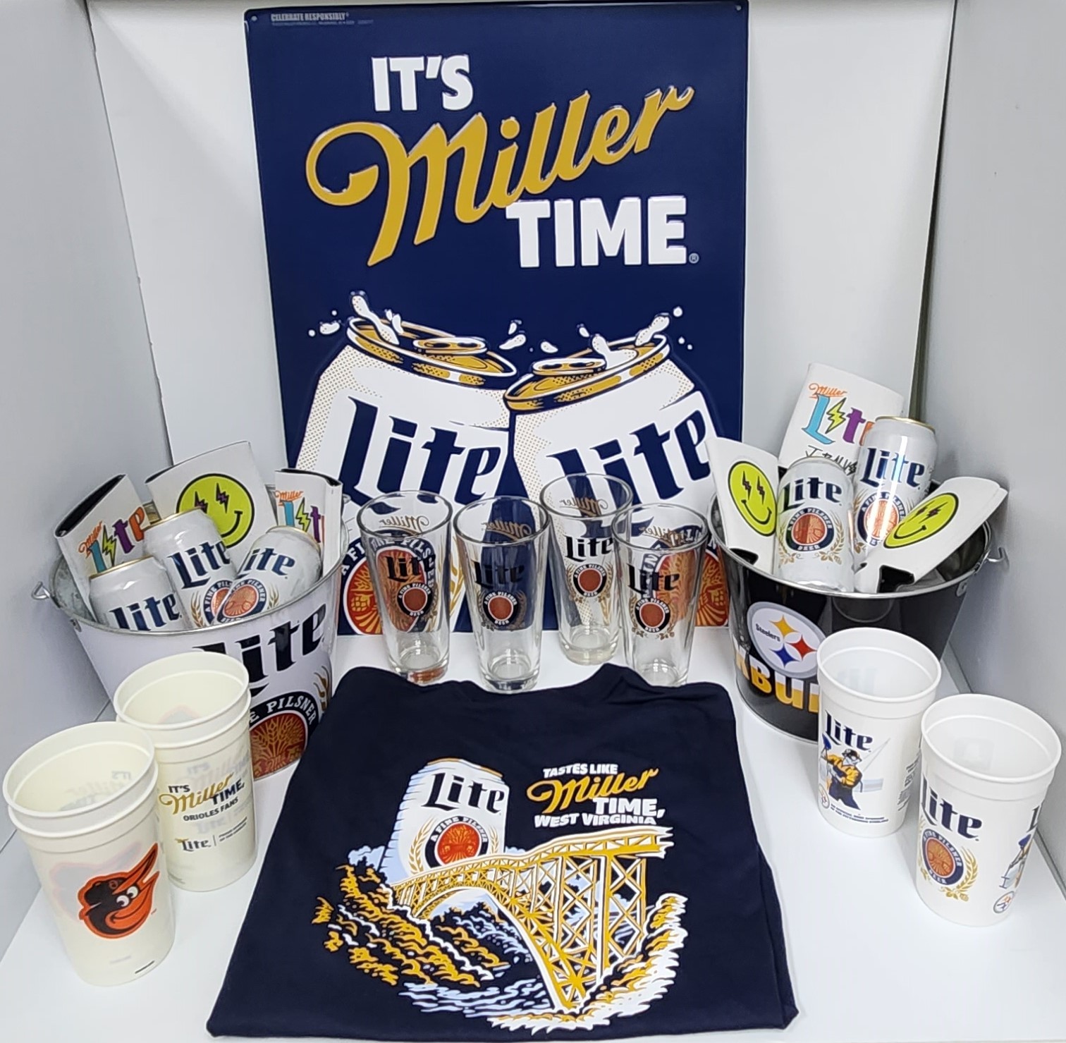 "Miller Time" donated by Reid's Distributor