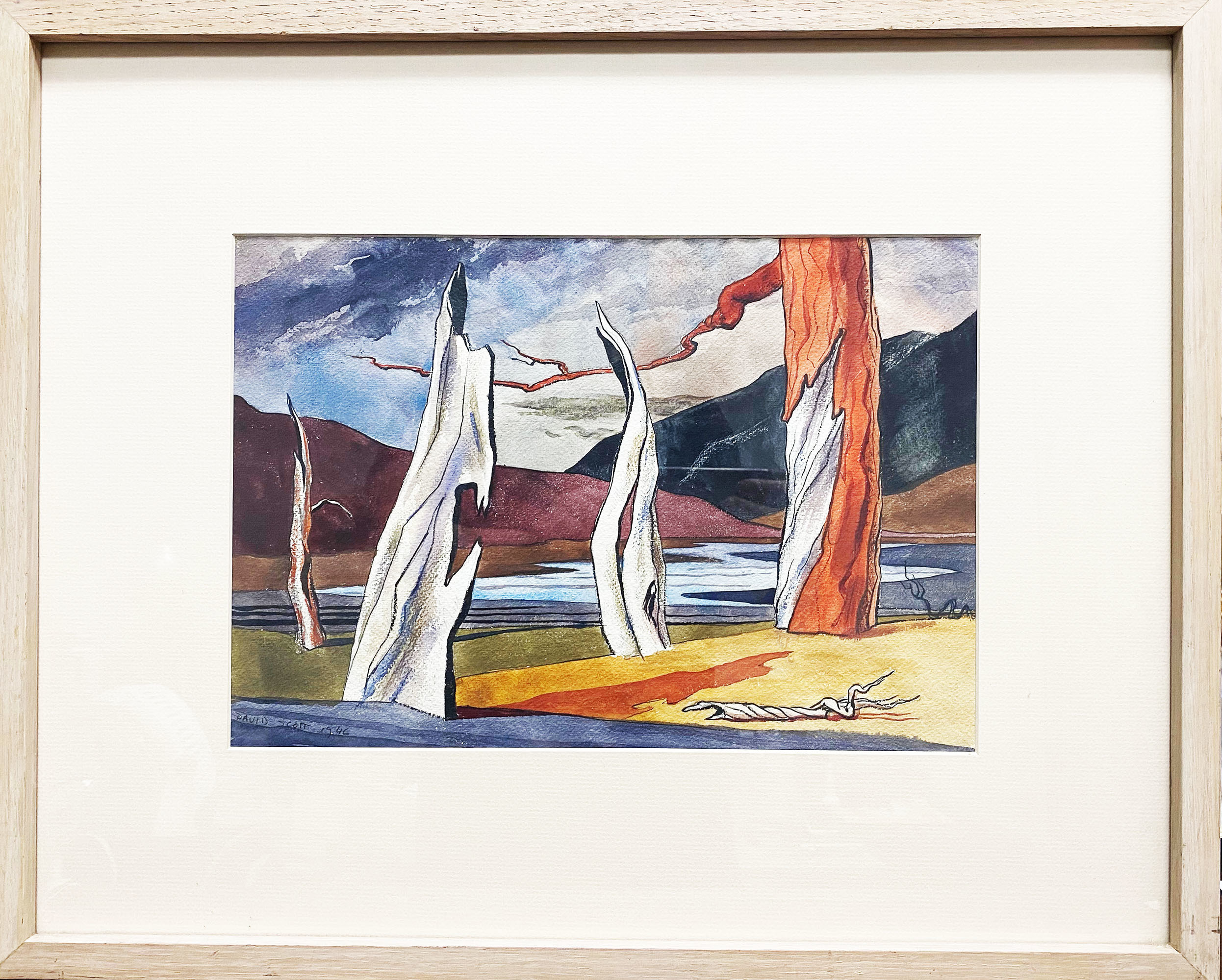 David Winfield Scott Watercolor 1947 - Landscape