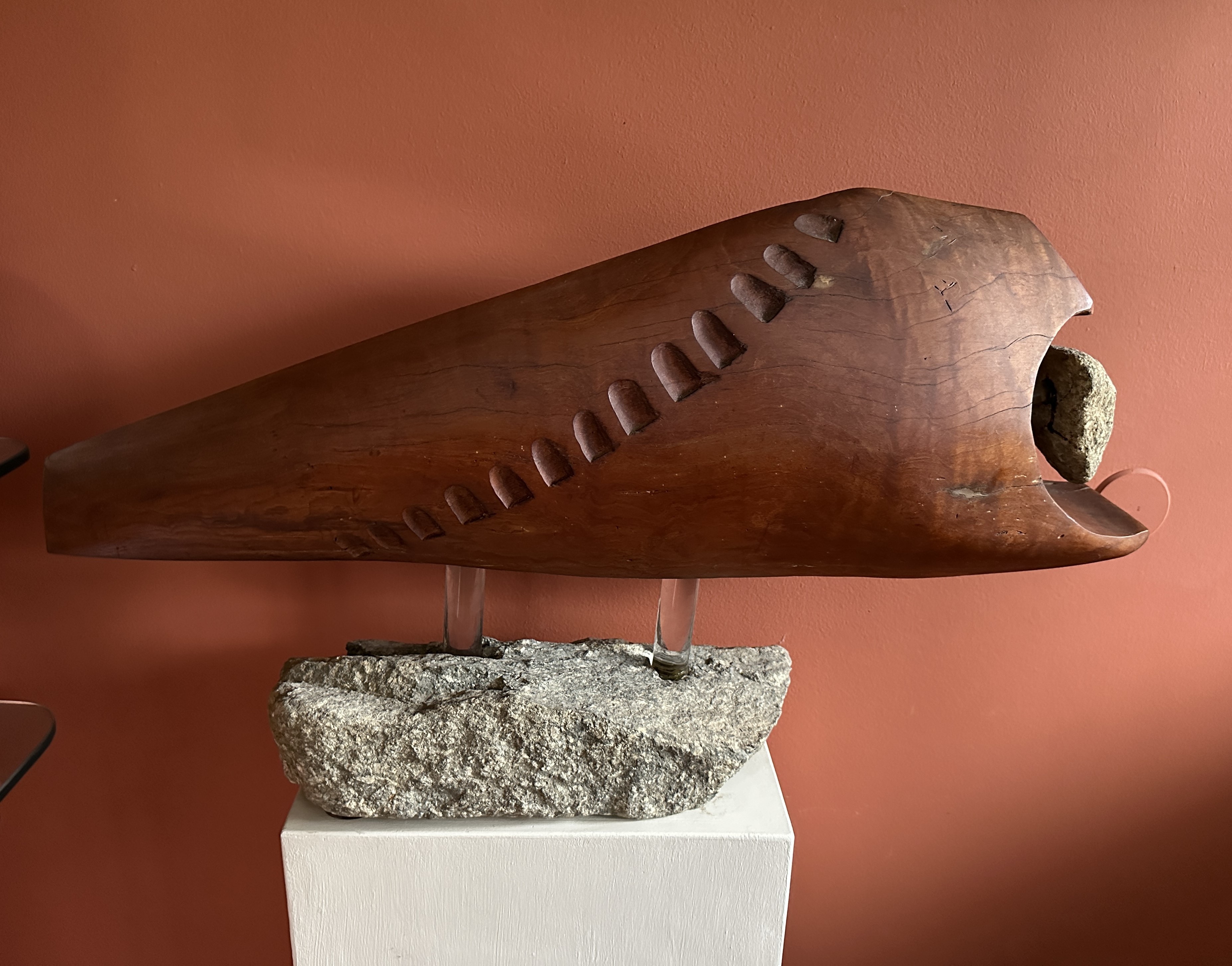 Harmony of Elements featured in this Wood and Rock Sculpture