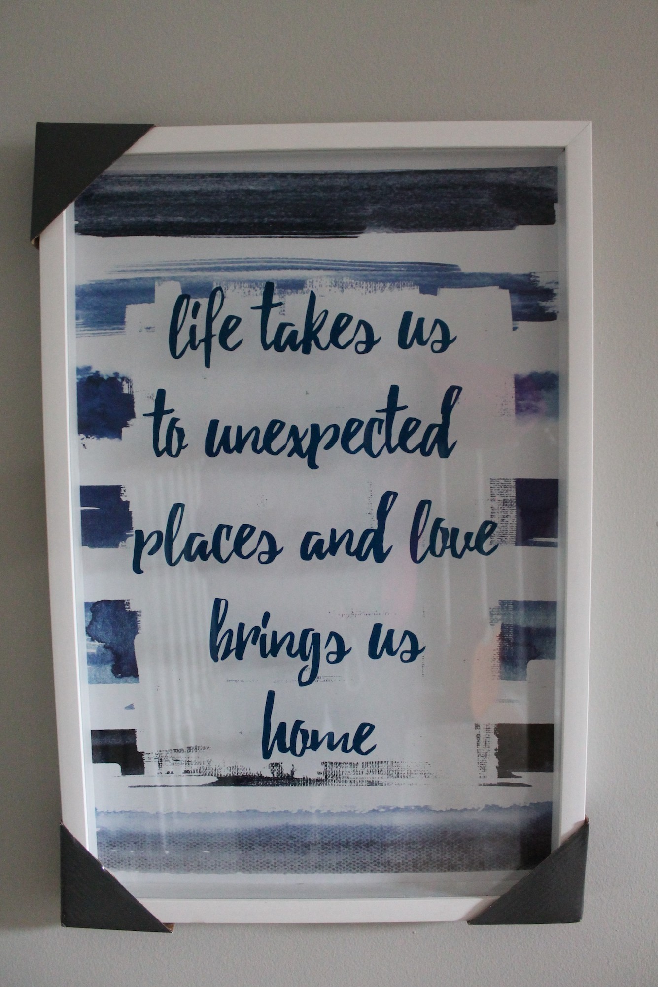 "Life Takes Us to Unexpected Places. . ." Shadow Box