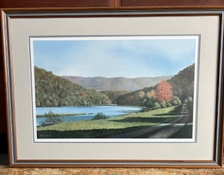 Signed and Numbered River Art Print