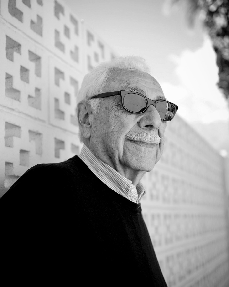 Black + White Portrait of Desert Modernist Architect William Krisel ...