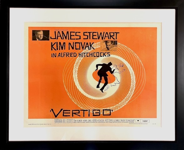 STUNNING! Original 1958 Film Poster for Alfred Hitchcock’s ‘Vertigo ...
