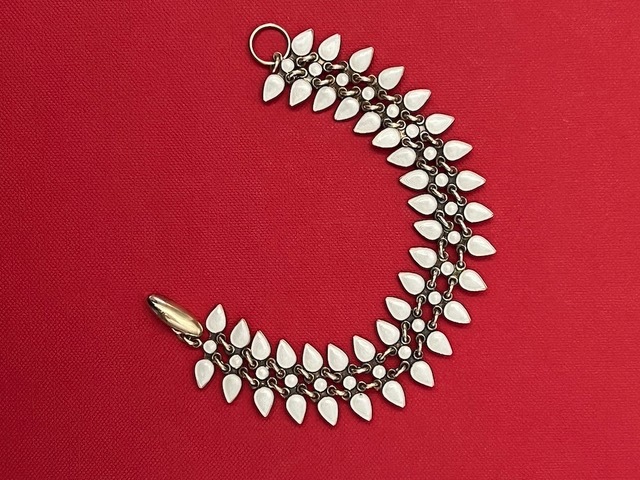 Volmer Bahner Danish Silver & Enamel Bracelet