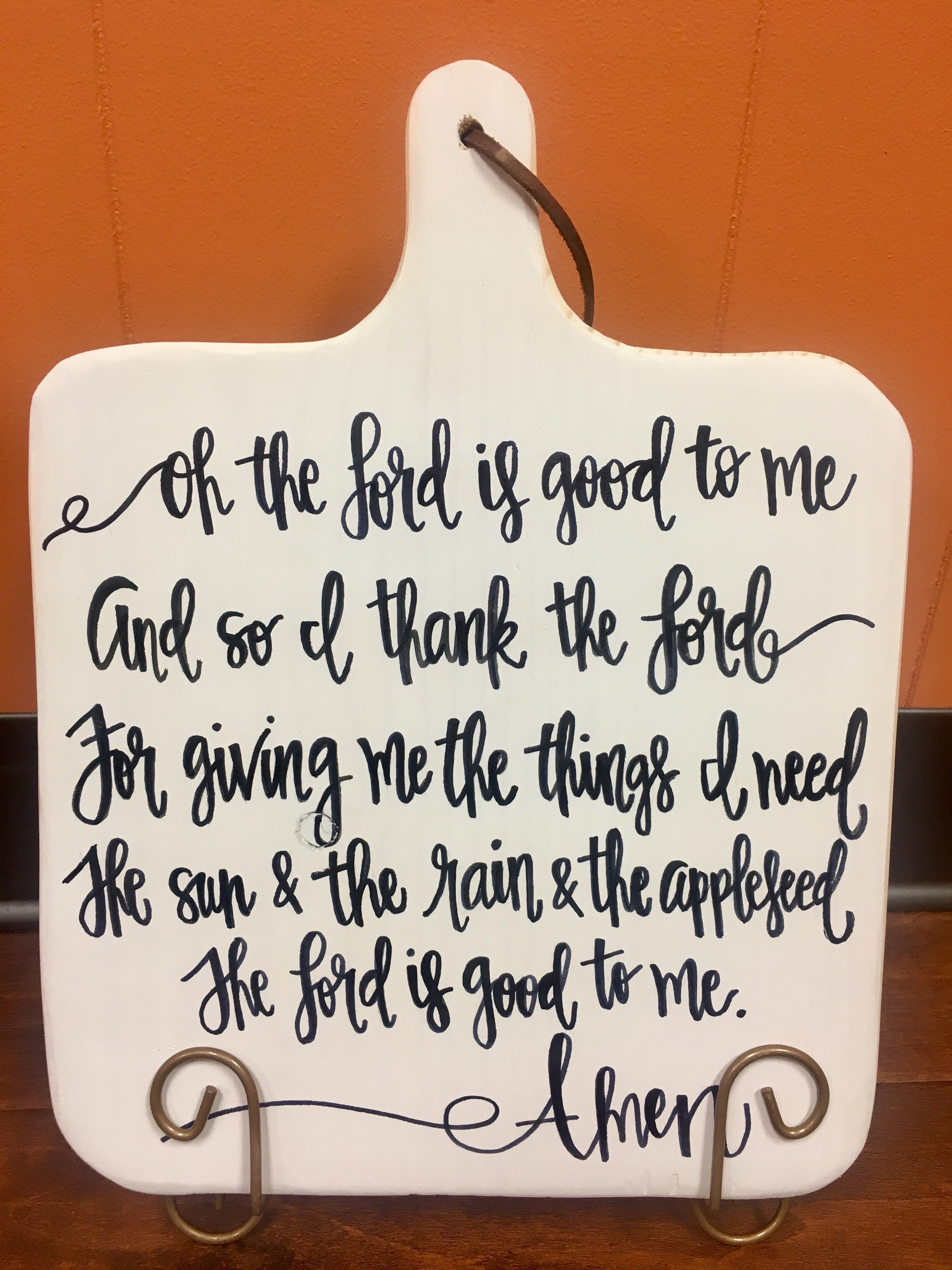 Johnny Appleseed Prayer