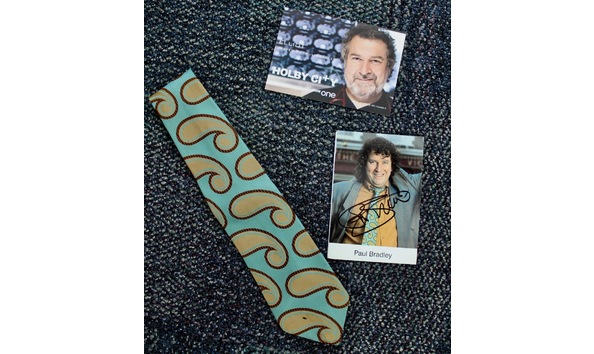 Nigel Bates Tie & Cast Card