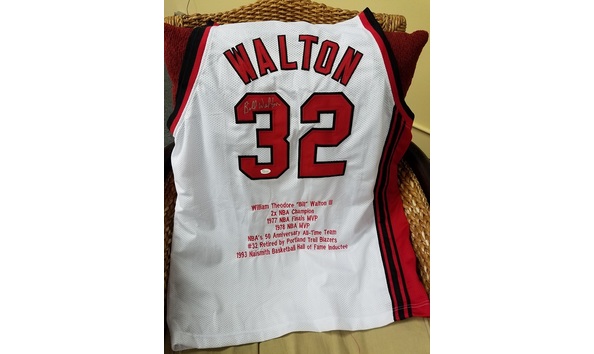 Bill Walton Autographed Jersey