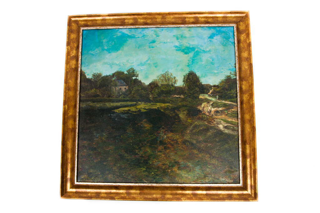 OLD MILL Giclee Painting by Larissa Makeeva