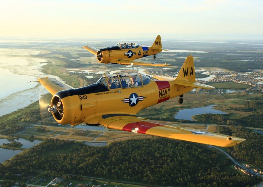 Fighter Pilot Experience in the AT-6 Texan Warbird (1)