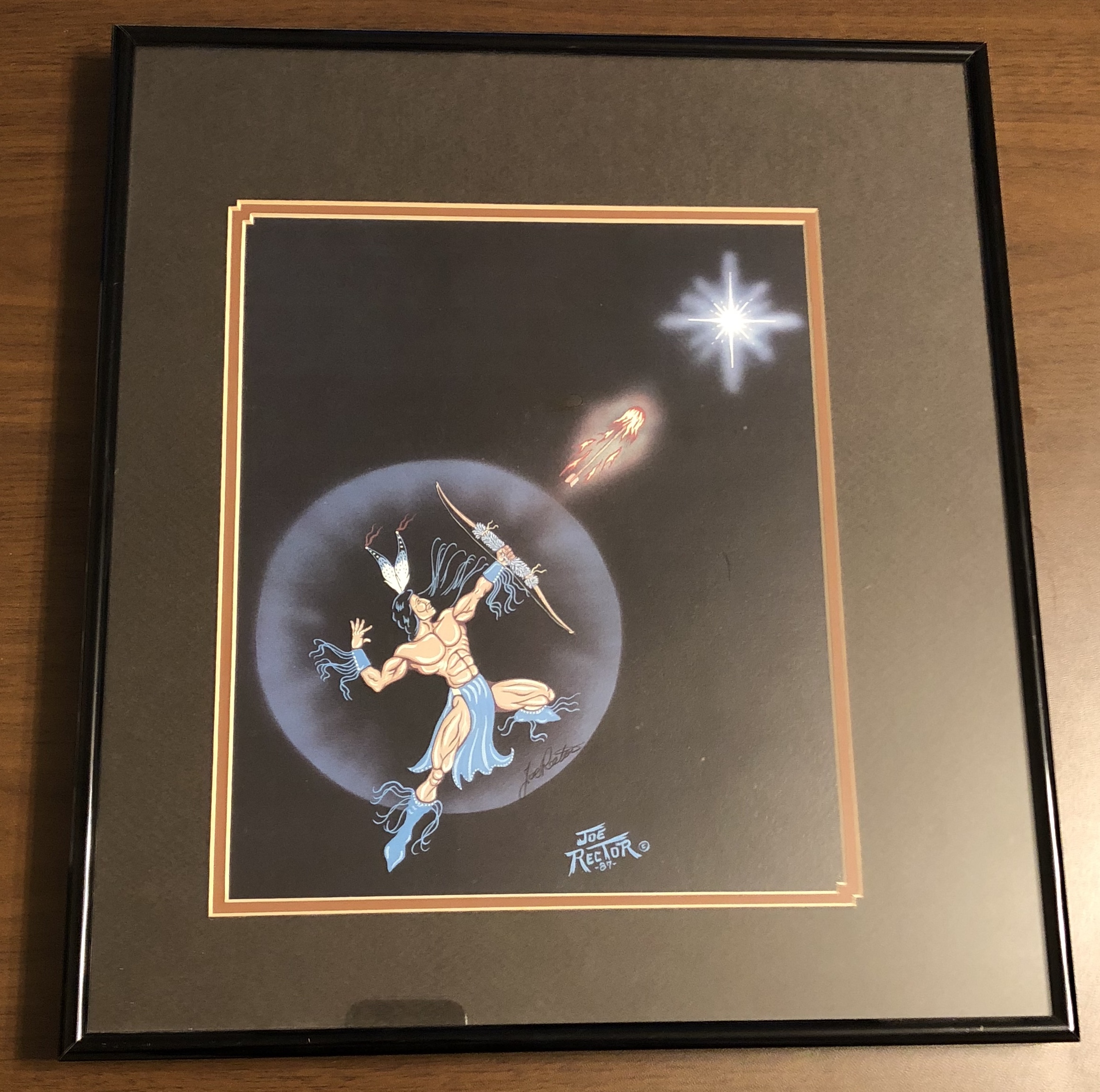 Joe Rector Signed Painting- Starshooter- Numbered Print- 201 of 1000