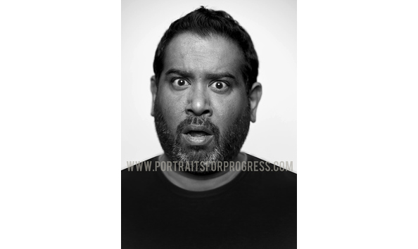 Raj Sharma Autographed One-Of-A-Kind Portrait