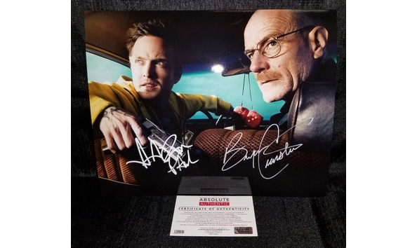 Bryan Cranston & Arron Paul "Walter White & Jesse Pinkman Breaking Bad ...