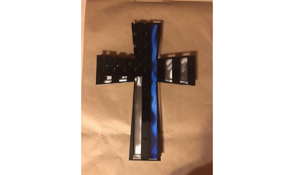 Thin Blue Line Cross