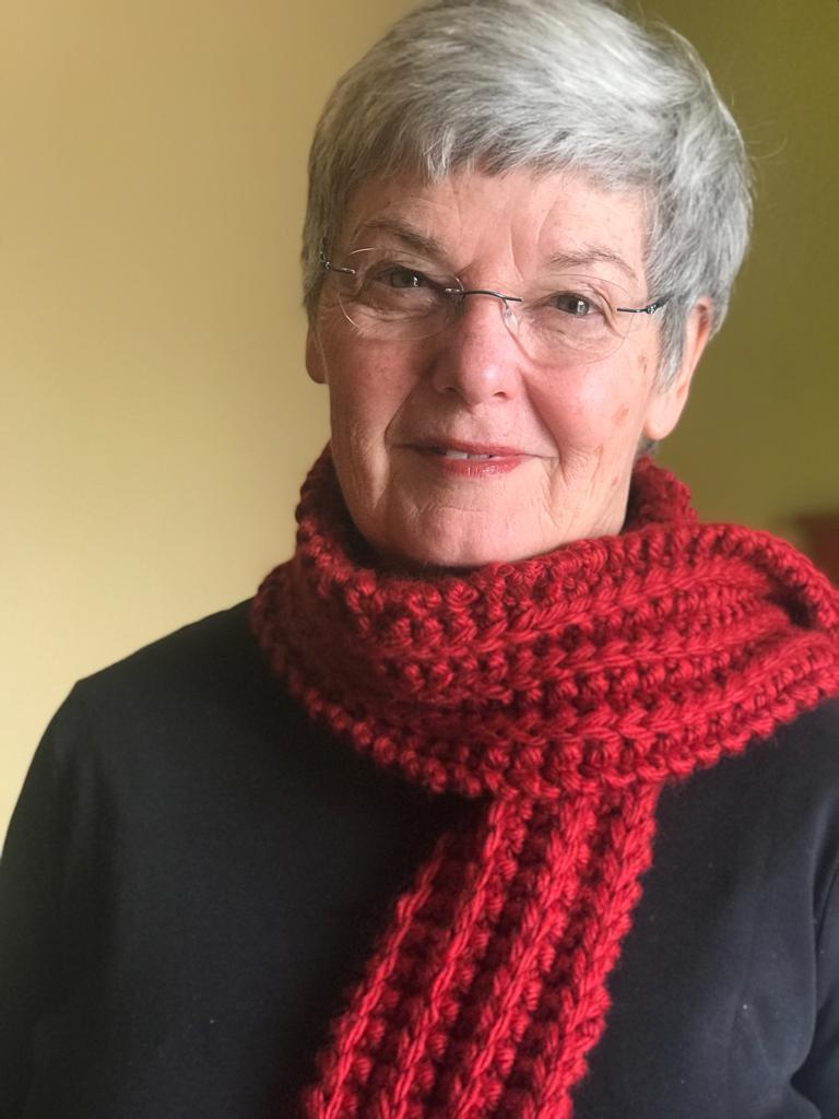 Handmade Scarf (Scarlet Red)