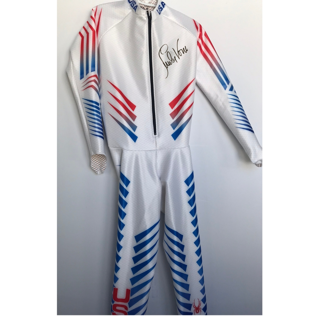 XXL USA Olympic Speed suit signed by LV