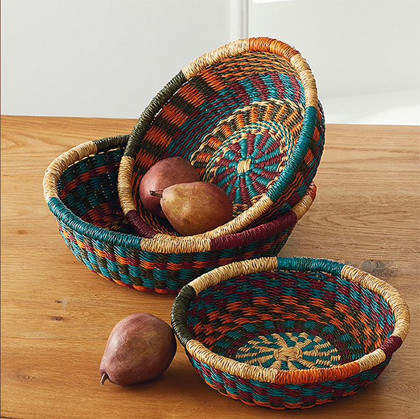 Set of Three Spoke Baskets