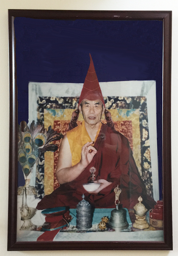 Nyoshul Khen Rinpoche—Large framed photograph