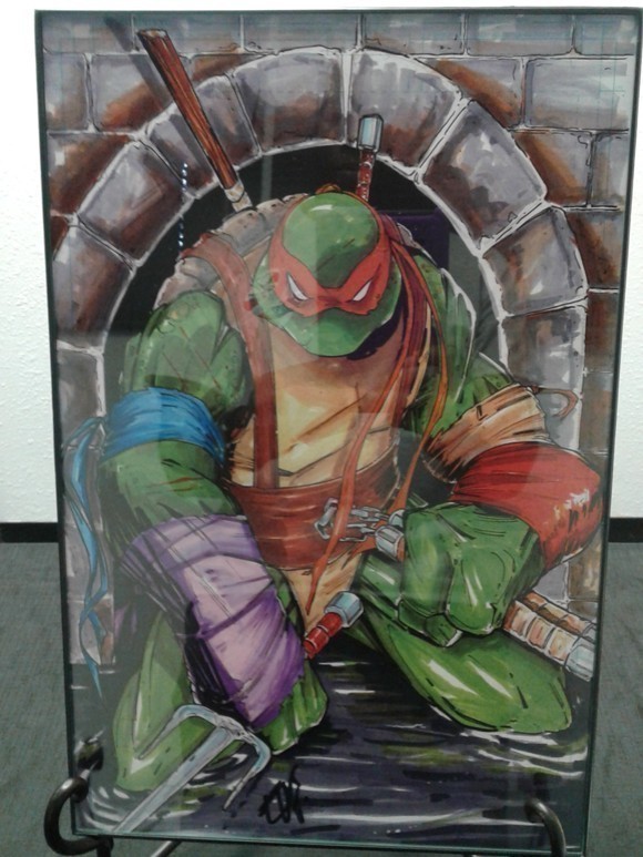 Original Print 'TMNT' Signed by Published Artist edward Kraatz