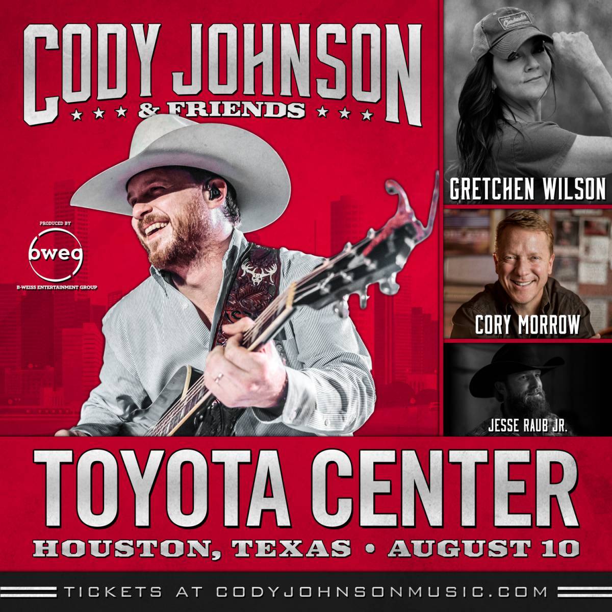 Cody Johnson Concert Tickets 8/10/19