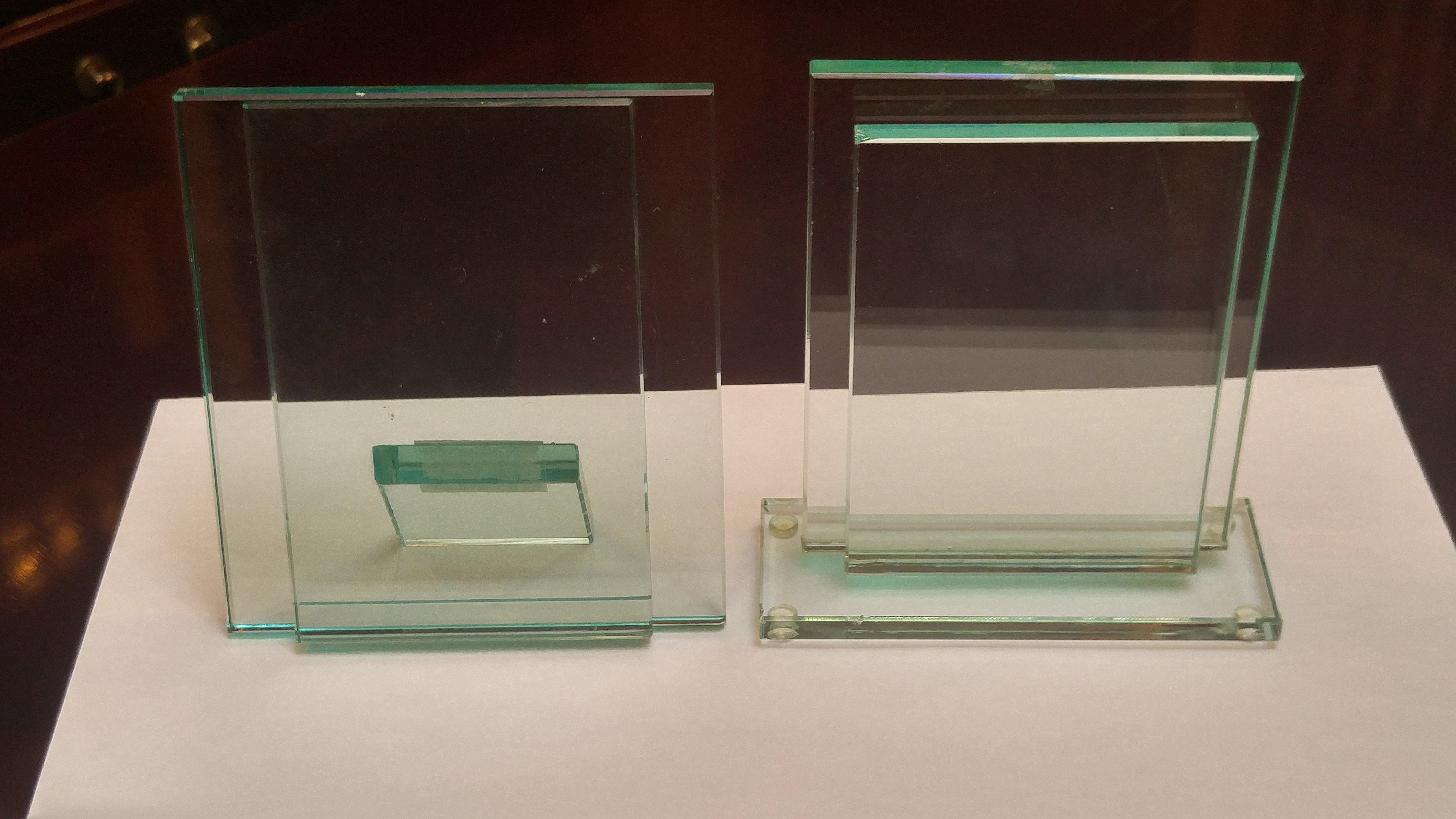 Glass Picture Frame and Sign Holder