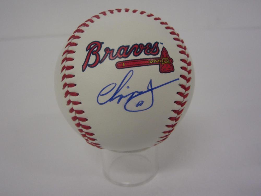 Chipper Jones Atlanta Braves Autographed Baseball