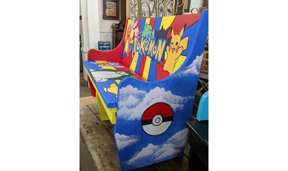 Colorful Pokemon Bench