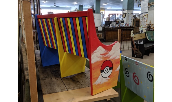 Colorful Pokemon Bench