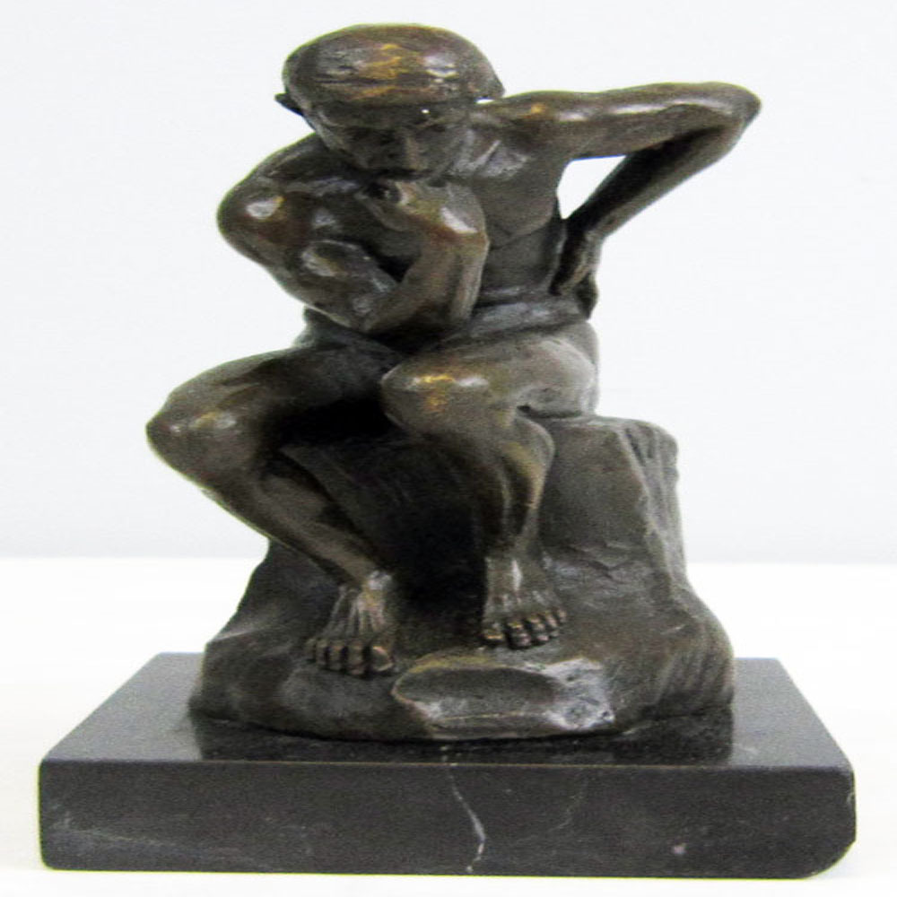 Thinker Man Bronze Statue