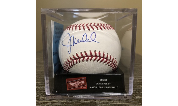 Autographed Joe Maddon Baseball
