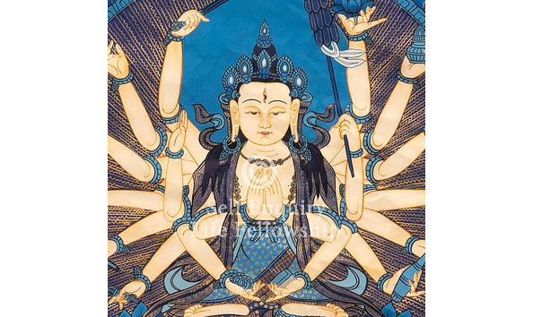 Himalayan Thangka - Japanese Durgā