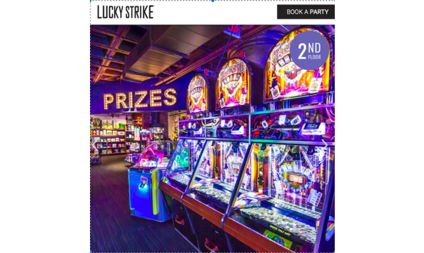 Lucky Strike Boston - Gift Card