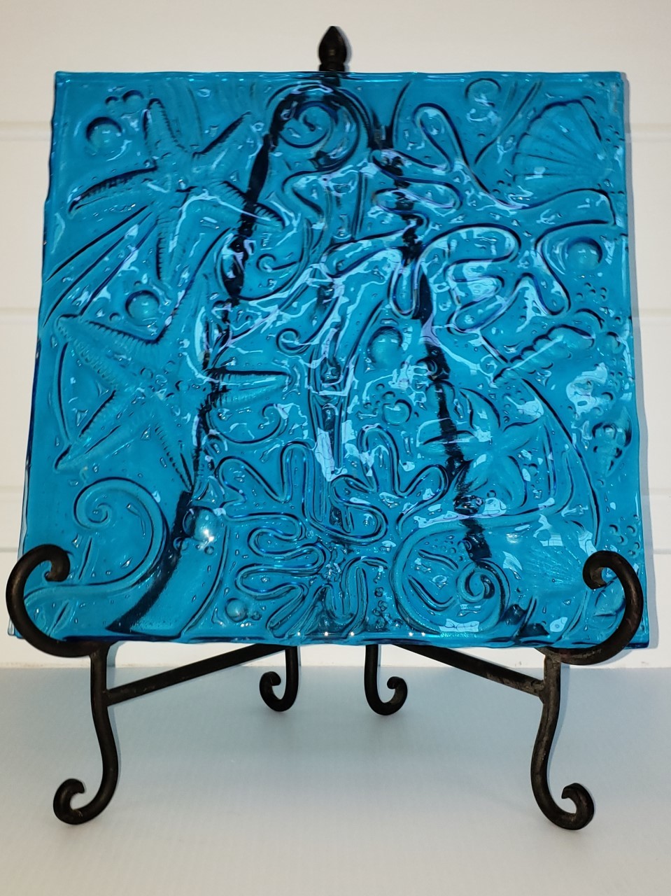 Fused Glass Wall Hanging (or table-top display)