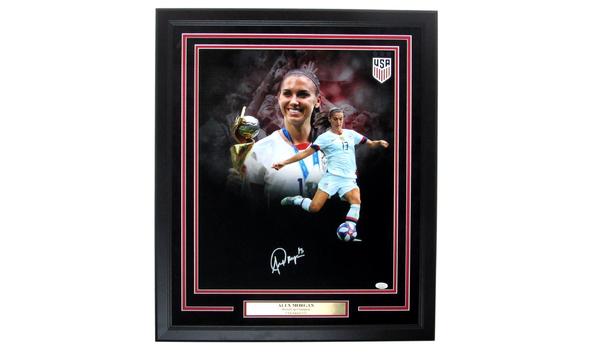 Alex Morgan Autographed 16 x 20 USA Women's 2019 World Cup Soccer Photo ...