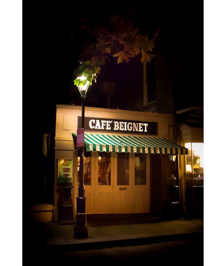 Cafe Beignet Original Art