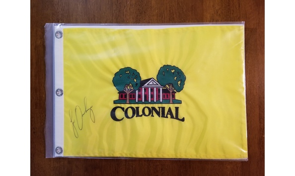 Signed Colonial Golf Tournament Flag