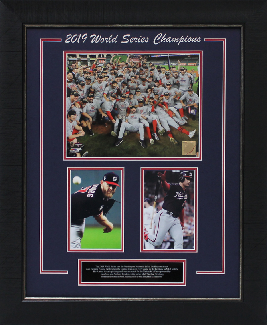 2019 Washington Nationals World Series Champion display framed