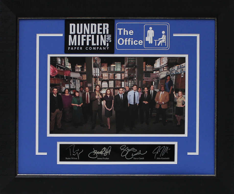 The Office laser engraved display framed