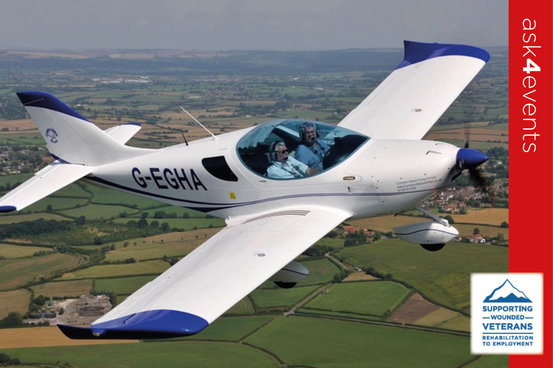 A Flight for One in a PS 28 Cruiser