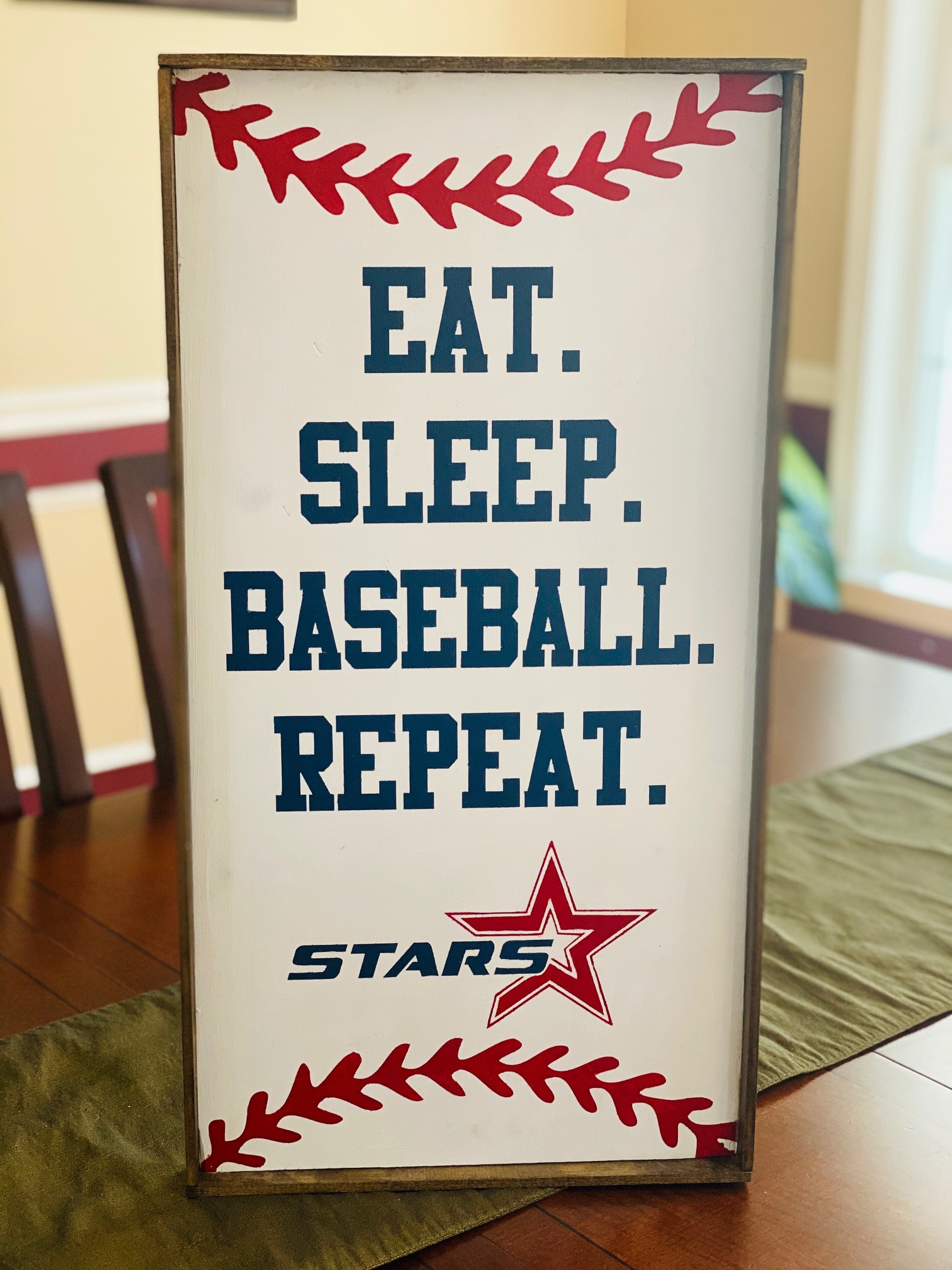 EAT. SLEEP. BASEBALL. REPEAT.