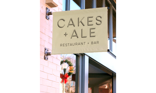 Cakes & Ale Banner from Storefront