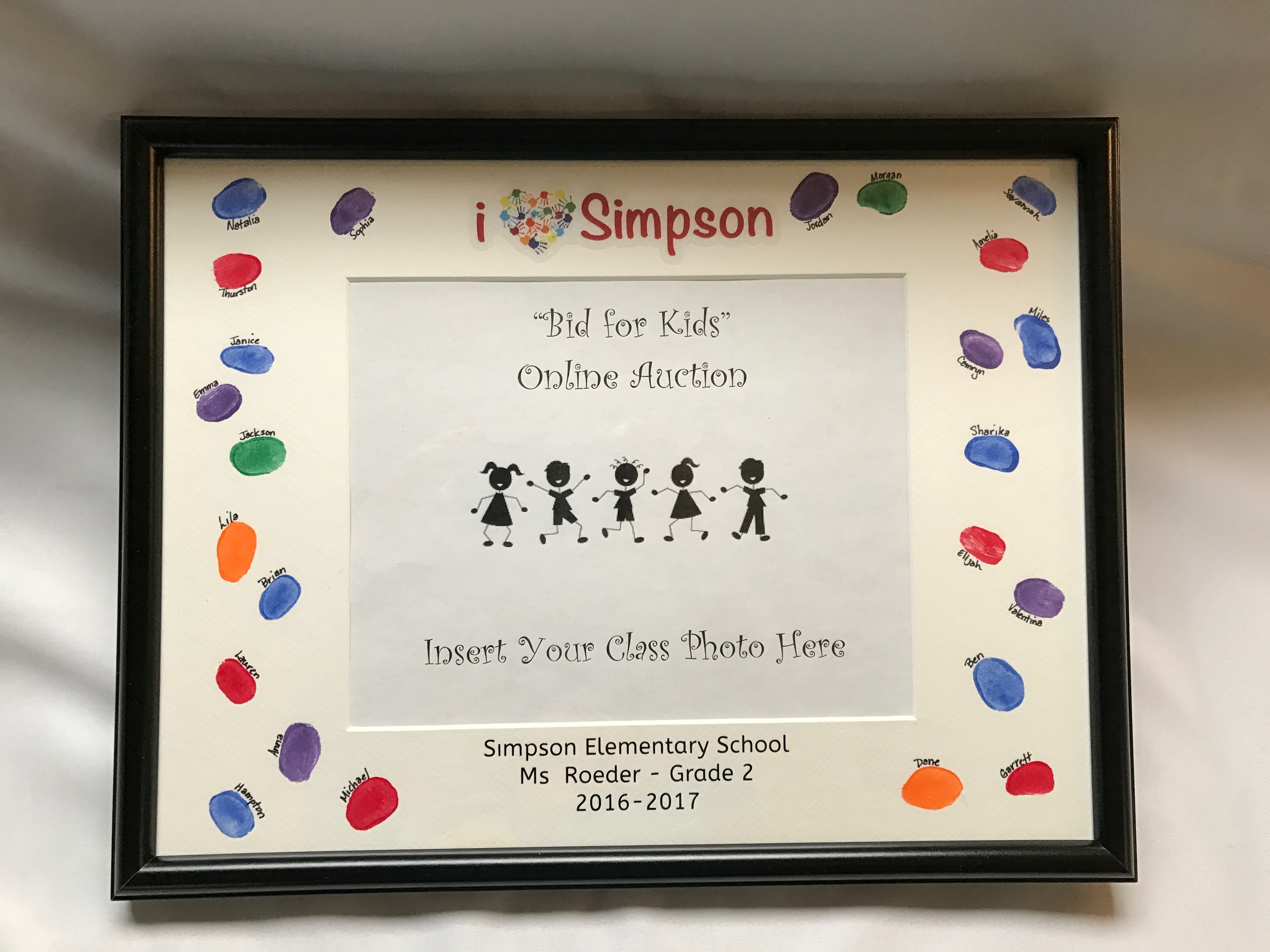 Class Photo Frame: Ms. Roeder's Second Grade
